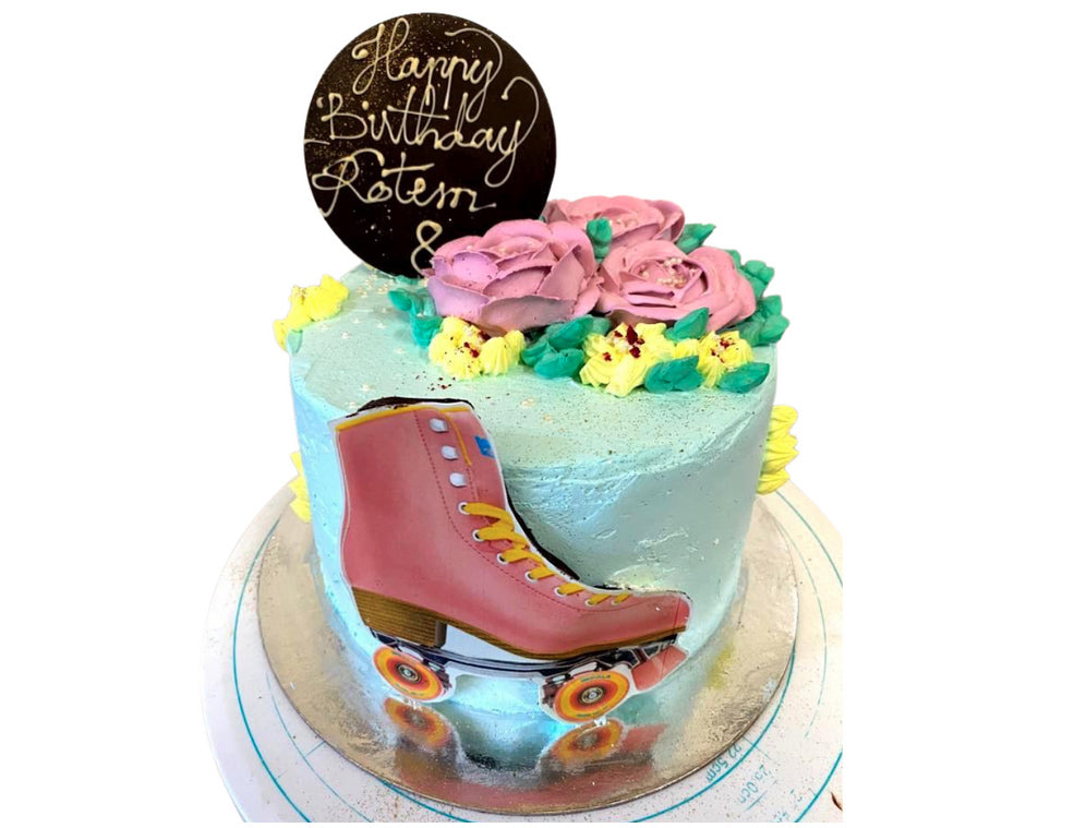 Roller Skates Birthday Cake – 4meglutenfree