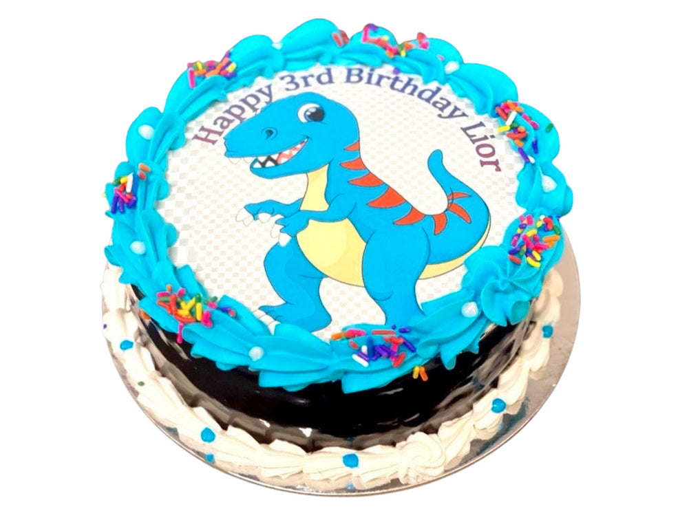 Blue Dinosaur Birthday Cake – 4meglutenfree