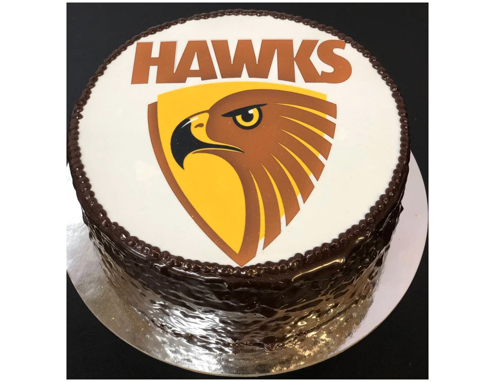 Custom Hawks Birthday Cake – 4meglutenfree