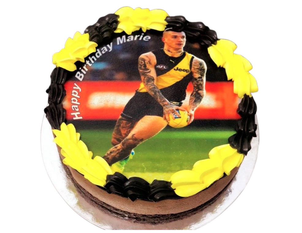 Custom Dustin Martin Birthday Cake – 4meglutenfree